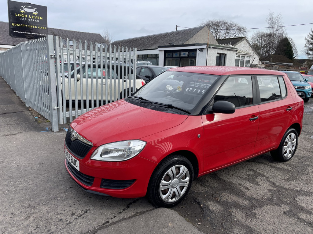 SOLD - Used SKODA FABIA 2013 Red in Kinross, Perth and Kinross | Loch ...